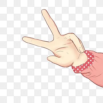 Anime Peace Sign Hand