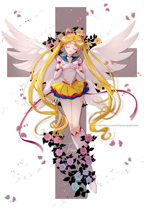 Tsukino Usagi Sailor Moon And Eternal Sailor Moon Bishoujo Senshi Sailor Moon Drawn By