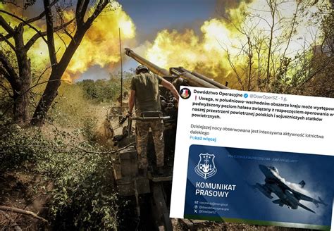 Wojna w Ukrainie Zmasowany atak Rosji na Ukrainę Poderwano polskie