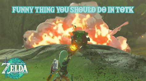 Funny Things You Should Do In Zelda TOTK YouTube