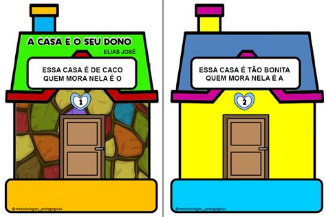 Sequência Didática A casa e o seu dono Elias José Cantinho Ensinar