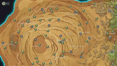 Genshin Impact Desert Of Hadramaveth All Dendroculus Locations