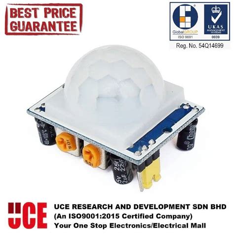 hc sr501 pir motion sensor detector module for arduino raspberry pi microcontrollers