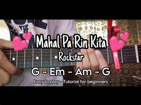 Mahal Pa Rin Kita Rockstar Guitar Tutorial For Beginners Easy To