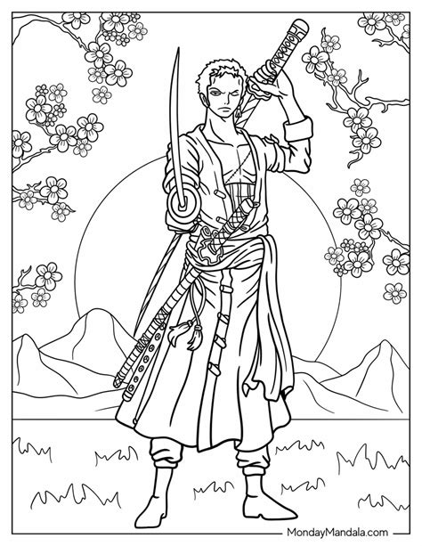 30 One Piece Coloring Pages Free PDF Printables Luffy Day