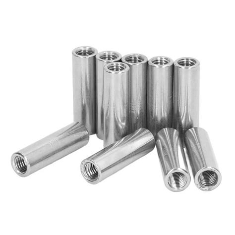 Minifinker écrou d accouplement rond 10 pièces écrou d accouplement à
