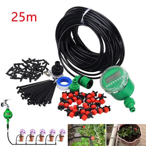 Cheap 25m Plant Self Watering Garden Hose DIY Micro Drip Irrigation