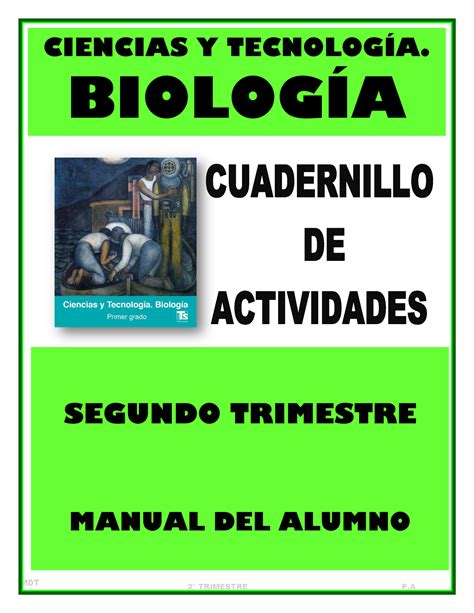 1 Biologia 2T Alumno Copia SEGUNDO TRIMESTRE MANUAL DEL ALUMNO
