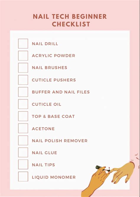 Nail Tech Beginner Must Have Checklistu2764ufe0fpt 1 Nail Tech School