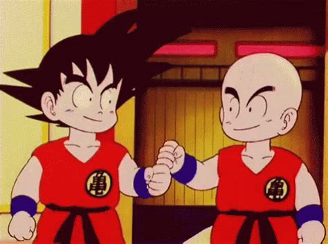 Fist Bump Anime Dbz Fist Bump Anime Dbz Goku Discover Share Gifs