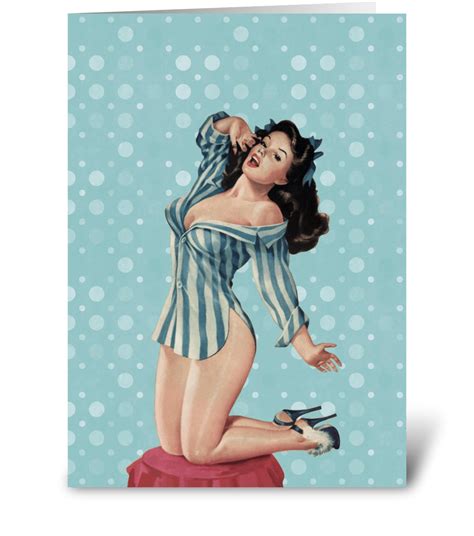 Sexy Woman In Blue Card Send This Greeting Card Designed By Moondreams Designs Card Gnome