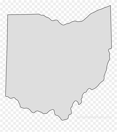 State Of Ohio Outline Vector At Vectorified Collection Of State