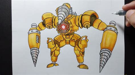 How To Draw Titan Drill Man In Skibidi Toilet Multiverse 09 In 2024