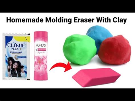 How To Make Kneaded Eraser At Home DIY Eraser Homemade Kneaded Eraser