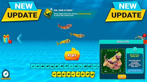 Hungry Shark Evolution New Update Fin Finn N Finny New Special