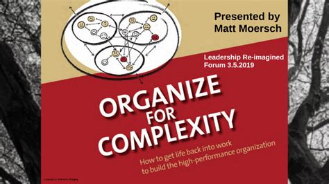 organize for complexity by