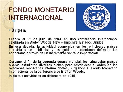 Fondo Monetario Internacional