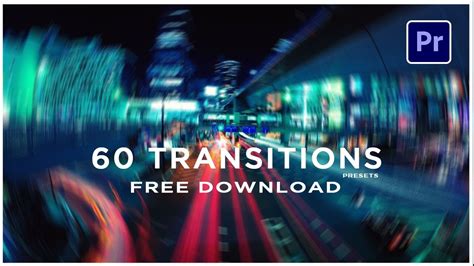 60 Smooth Transitions Preset Pack For Adobe Premiere Pro Premierepro