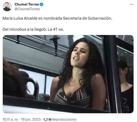 Poncho Gutiérrez on Twitter Luisa María Alcalde secretaria de