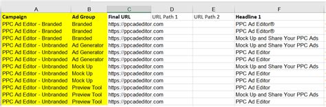 Build Out Your Campaigns Faster Using A Google Ads Excel Template Ad