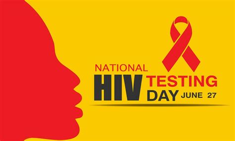 HIV Testing Day June 27 Annual Health Awareness Concept For Banner