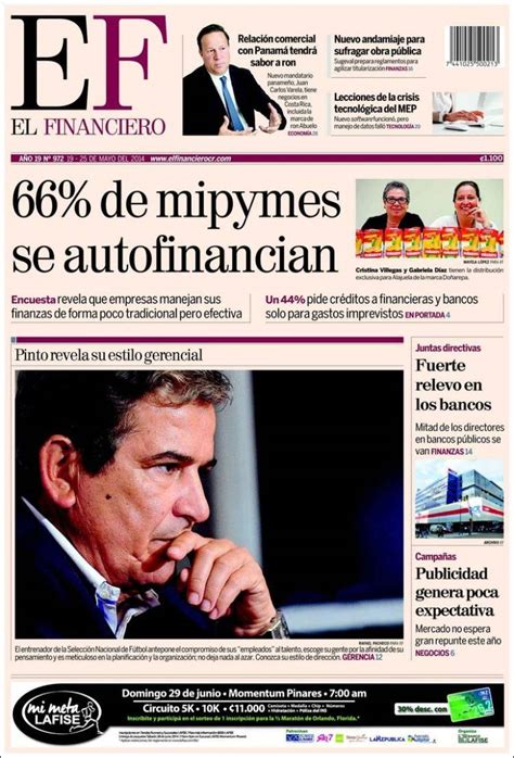 Peri Dico El Financiero Costa Rica Peri Dicos De Costa Rica Edici N