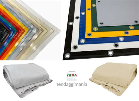 Telo Pvc Occhiellato Impermeabile Telone Gr Occhielli Ogni Cm