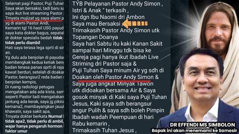 MUJIZAT DI ALKITAB TERNYATA SAYA ALAMI JUGA SETELAH DI DOAKAN OLEH