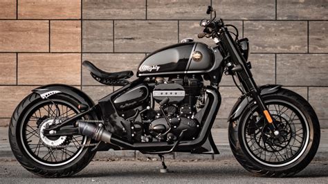 Royal Enfield Classic 350 Bobber Render Reviewmotors Co