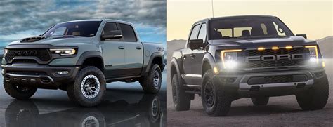 Ram Trx Vs Ford Raptor Motor City Cdjr