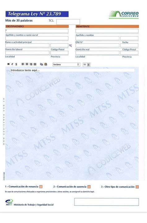 Modelo De Carta Documento Correo Argentino Para Imprimir Vários Modelos