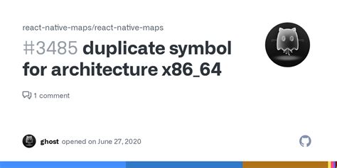 duplicate symbol for architecture x86 64 · issue 3485 · react native maps react native maps