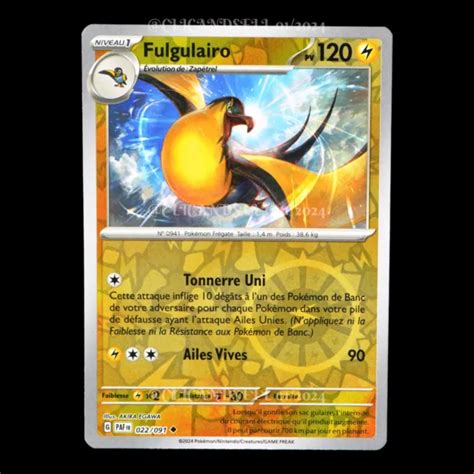 Fulgulairo 022 091 Destinées de Paldea EV4 5 carte Pokémon
