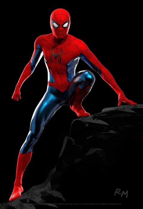 Spider Man Final Suit Spider Man No Way Home Concept Art Association