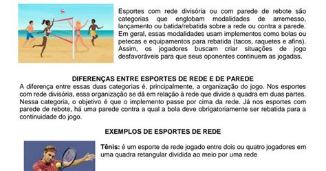 Plano de aula 9º ano Esportes de parede