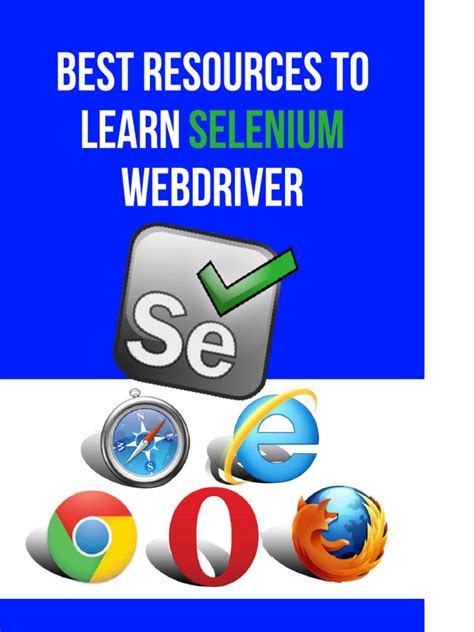 best resources to learn selenium webdriver pdf selenium software agile software development