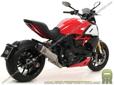Silencieux d échappement avec raccord ARROW INDY RACE pour Ducati