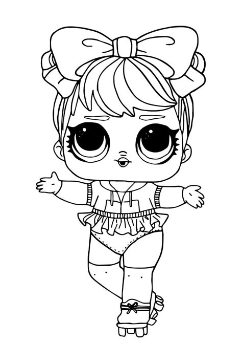 Coloriage poupée lol 2 télécharger et imprimer gratuit
