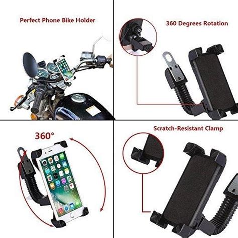 Soporte Porta Celular Universal Moto Bici Ajustable Cuotas Sin