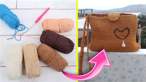 Como Hacer Un Bolso A Crochet Paso A Paso Moderno Facil Y R Pido Youtube