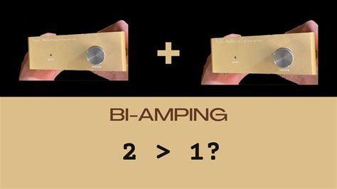 Does Bi Amping Speakers Make A Difference YouTube