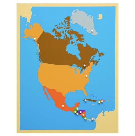 Mapa da América do Norte