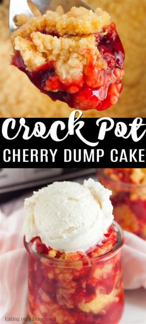 Crock Pot Cherry Dump Cake Recipe Only 3 Ingredients