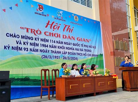 Chợ Mới Hoạt động trò chơi dân gian chào mừng 93 năm ngày thành lập