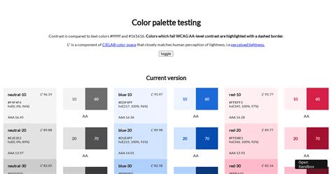 Color Palette Tool Forked Codesandbox