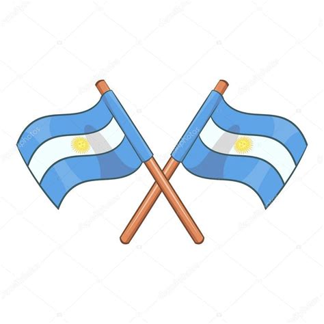 Dibujos Dibujo Bandera Argentina Cruzada Argentina Banderas Icono De