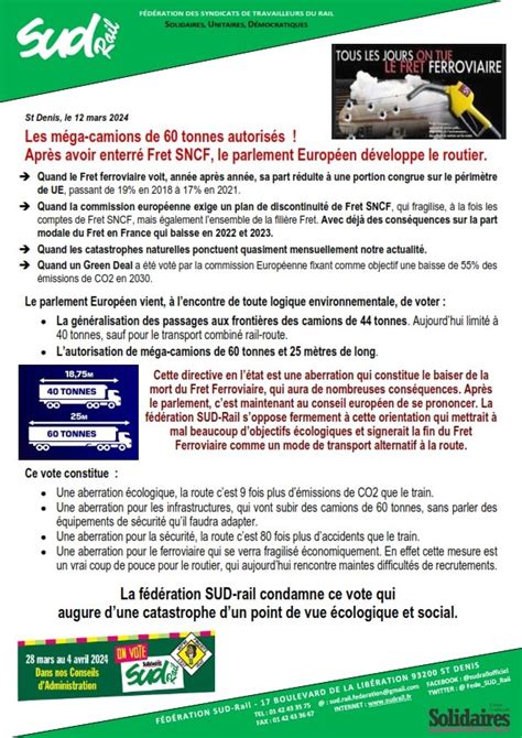 Les méga camions de 60 tonnes autorisés Solidaires