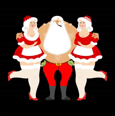 Naughty Mrs Santa Illustrations Royalty Free Vector Graphics And Clip Art Istock