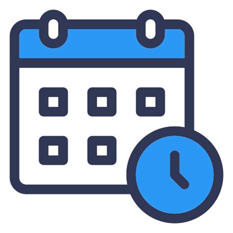 Schedule Icon Generic Blue