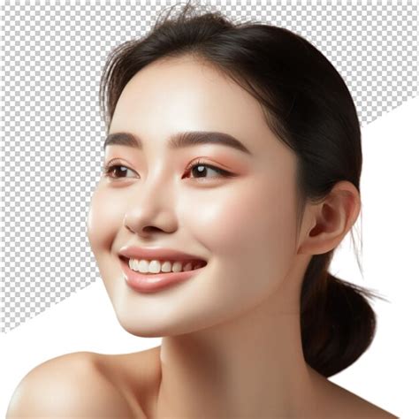 Model Face Korean Woman Premium AI Generated PSD